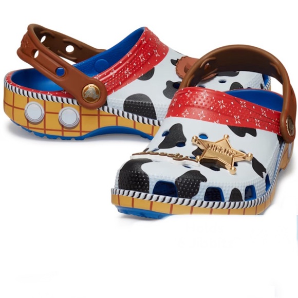 CROCS | Shoes | Nwt Crocs Toy Story Kids Sheriff Woody Classic Clog J ...